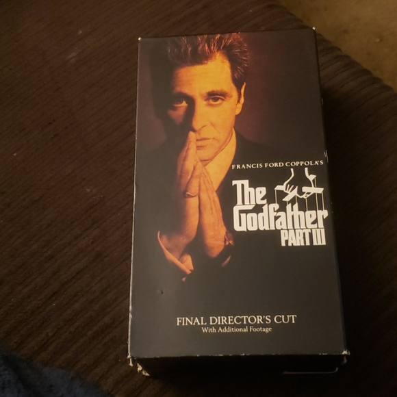Godfather Media The Godfather Part Iii Vhs Final Directors Cut Poshmark